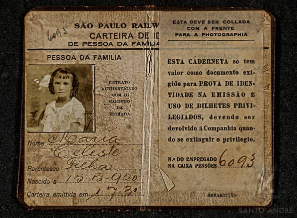 CARTEIRA DE IDENTIDADE – Portal de Acervos Culturais de Santo André